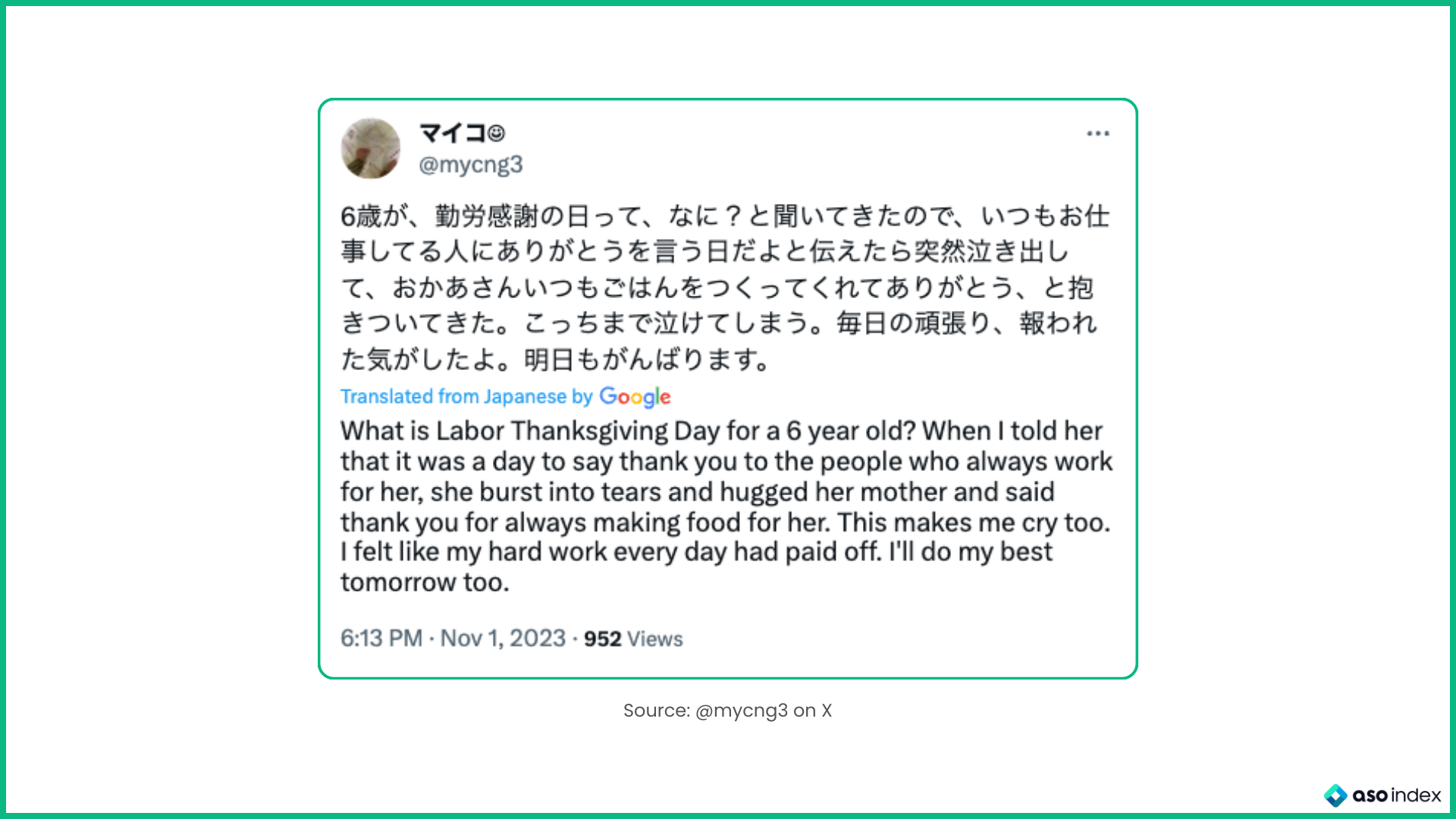 Kinro Kansha no Hi: The Japanese Thanksgiving - ASO Index.